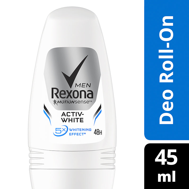 Rexona Men Activ-White Roll On 45ml – MM-UBeauty