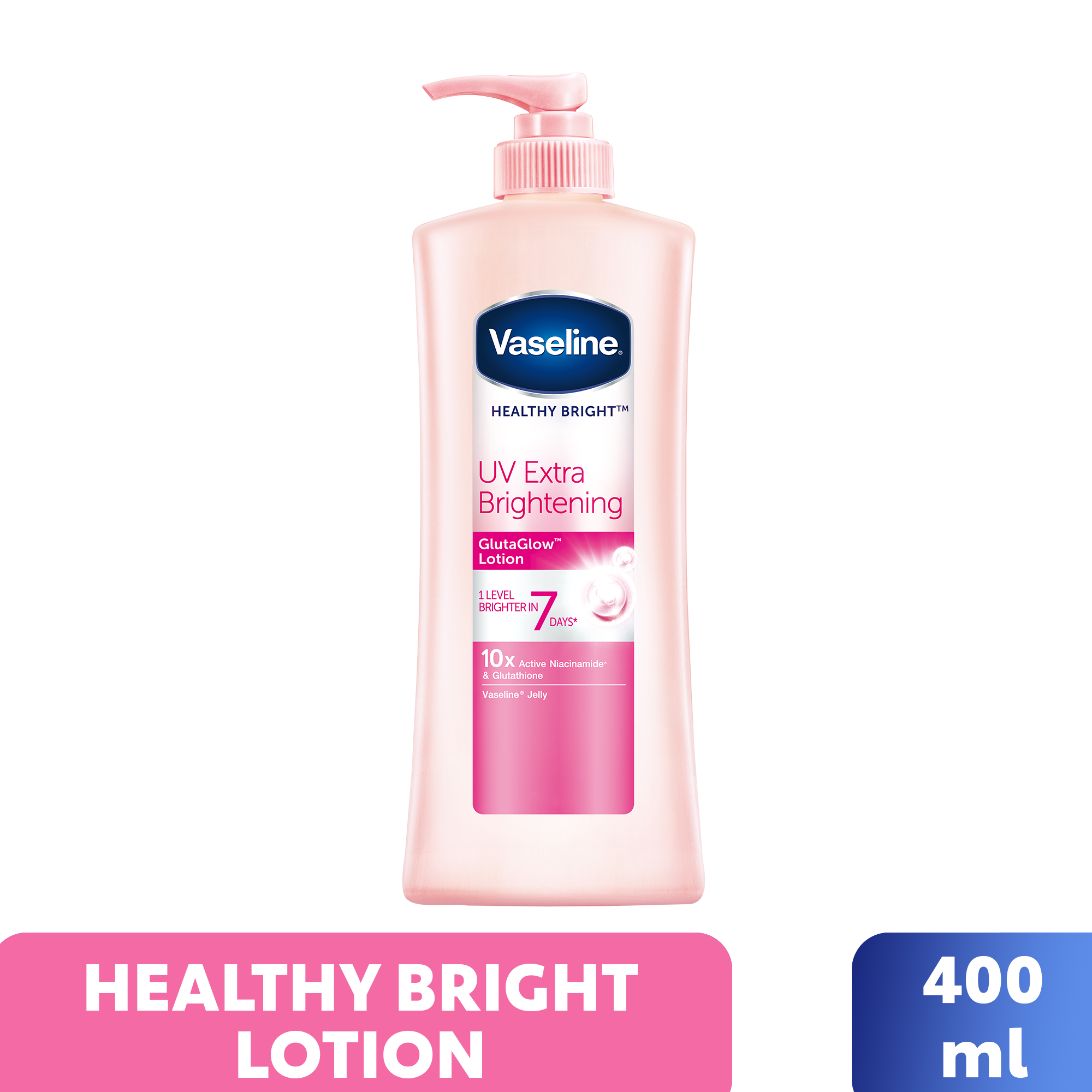 Vaseline Healthy Bright UV Extra Brightiening Body Lotion 400ml – MM ...
